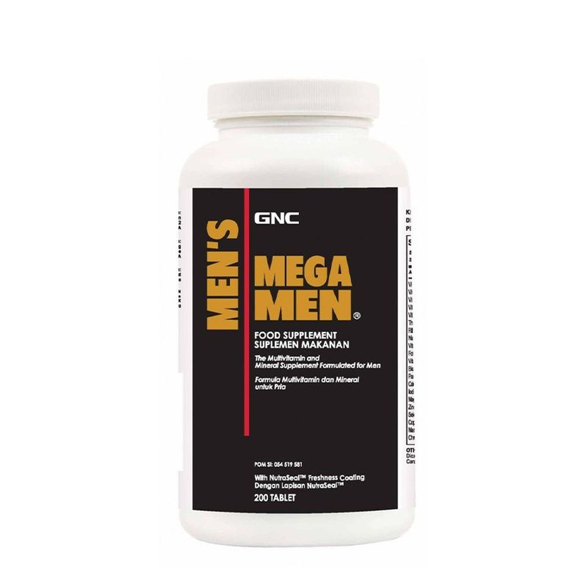 GNC Men's Mega Men TR - 200 TABLETS | Welzo – Welzo GCC