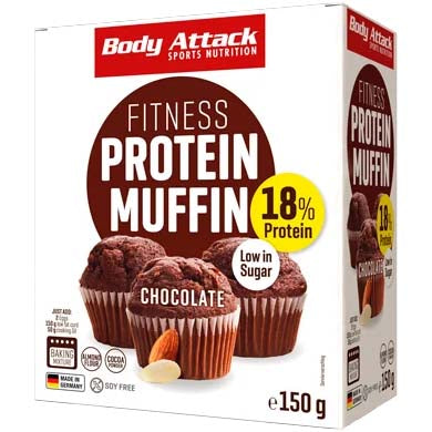 Low Carb Chocolate Protein Muffin (Body Attack, 150 Gm) – Welzo GCC