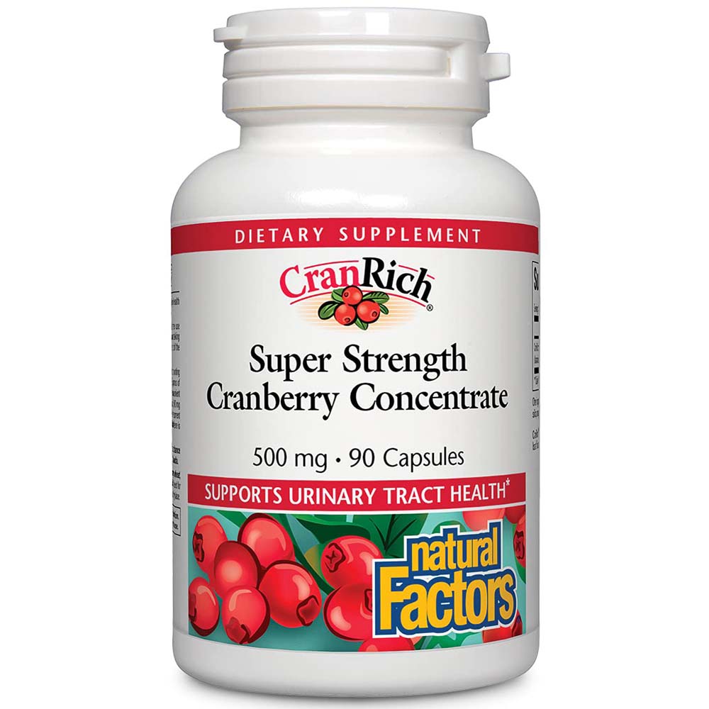Super Strength Cranberry Concentrate, 500 mg, 90 Capsules - Natural Fa ...