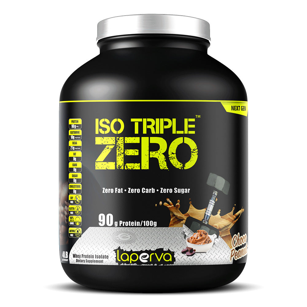 Laperva Iso Triple Zero Next Generation Whey Protein, Choco Peanut, 4 ...